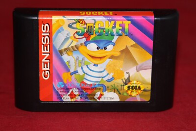 Socket (Sega Genesis, 1993) Authentic Game Cartridge. 34912230460| eBay