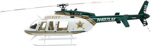 Sheriff 700 B 407 ARF RC Helicopter Fuselage Bell407 700 Size SM2.0 KIT ...