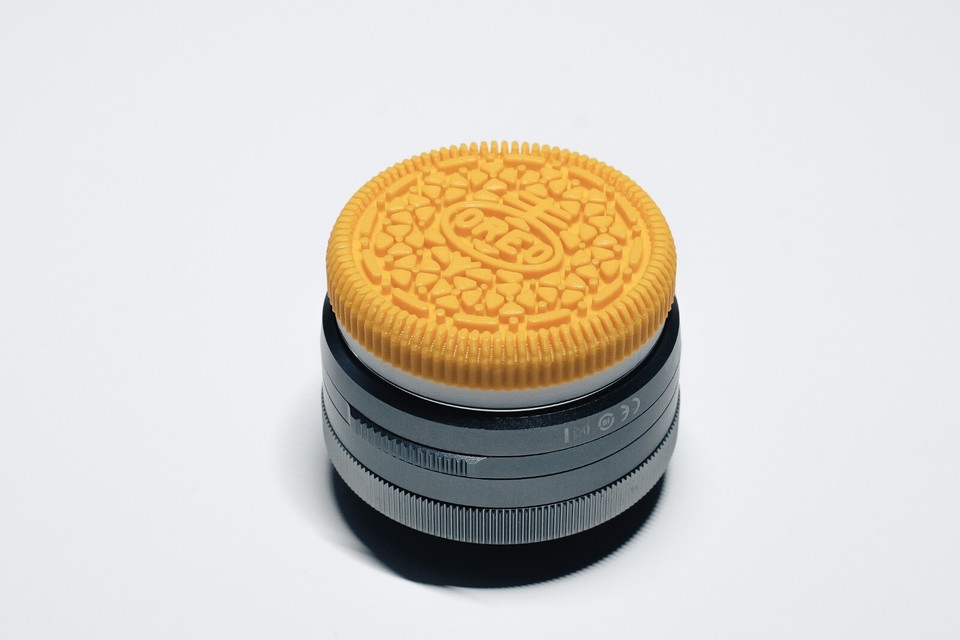 3D Printed Oreo Lens caps - Body Cap & Rear Lens Cap - Set - Fujifilm ...