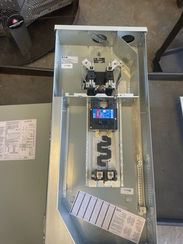 Eaton Outdoor Meter Breaker 200 Amp Type BR MB816B200BTS 8 Spaces 16 ...