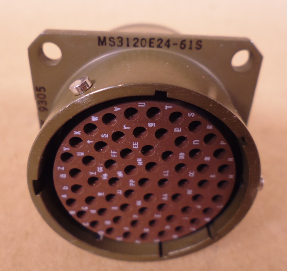 Matrix MS3120E24-61S Circular Mil Connector , Size 24, 24-61, 61 ...