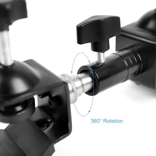 Heavy Duty Metal Clamp Copper Plated Holder Double U Clip Dual C Clamp ...