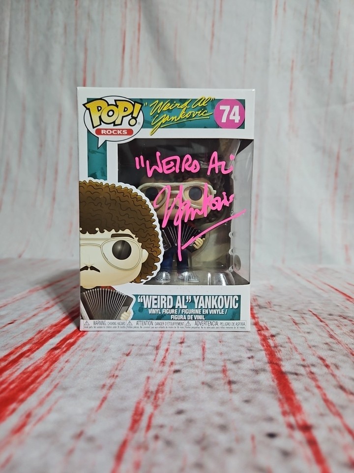 Weird Al Yankovic Signed Weird Al Yankovic Funko With JSA COA And ...