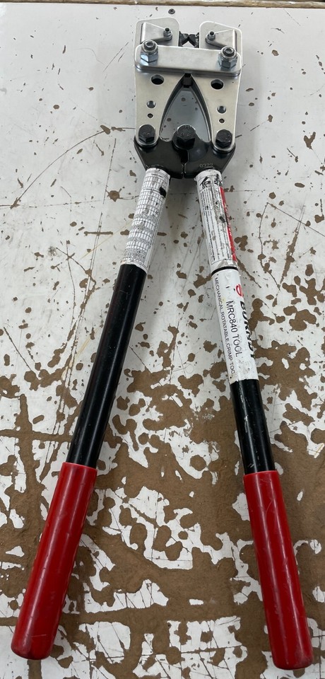 Burndy MRC840 Mechanical Crimper Rotatable Crimp Tool 8 4/0 AWG 26" | eBay