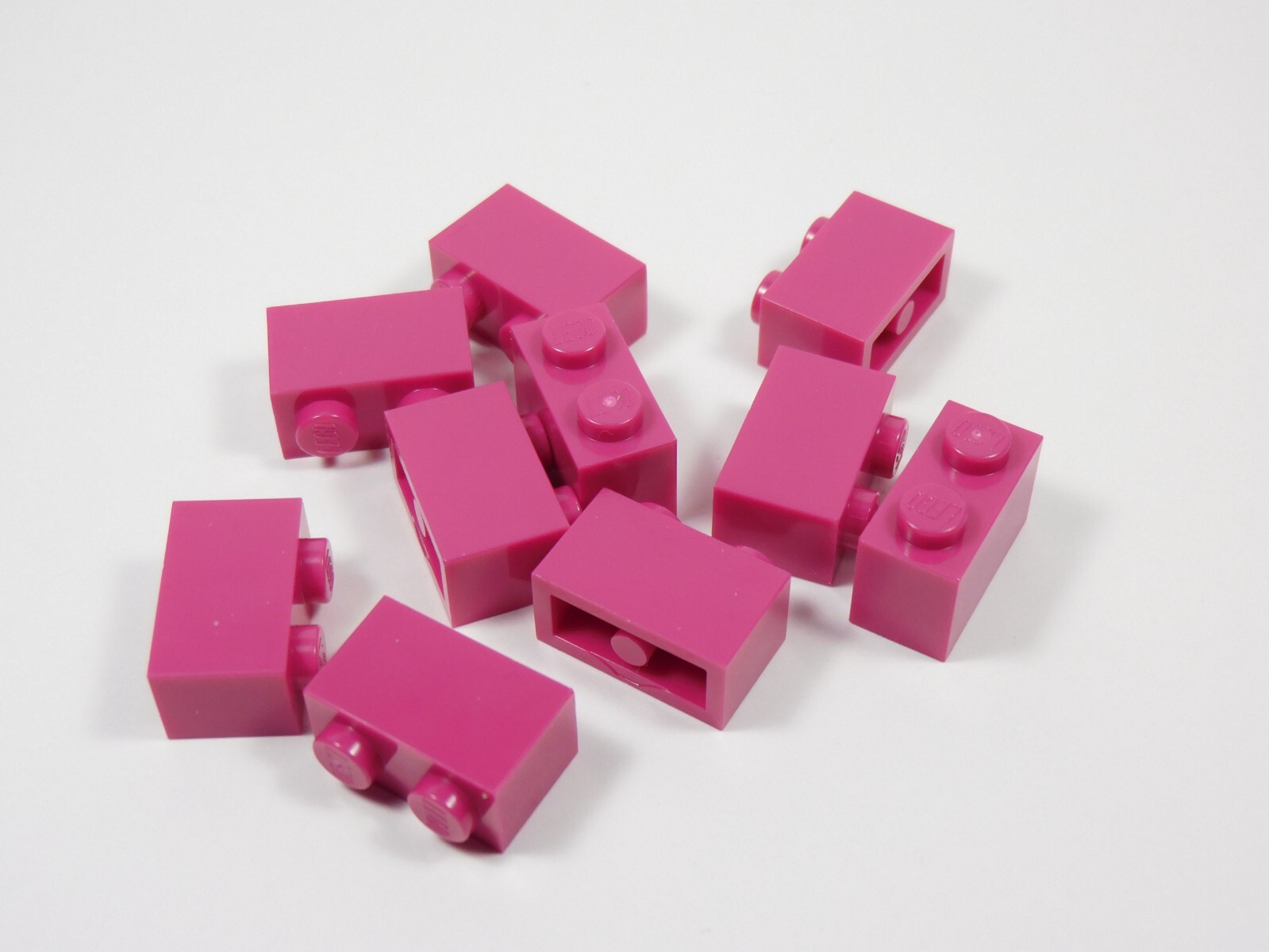 LEGO Lot of 10 Magenta Pink 1x2 Bricks K5 | eBay