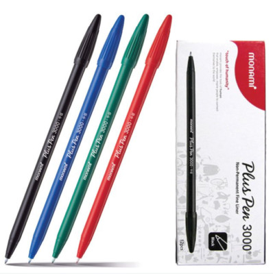 12pcs MONAMI Plus Pen 3000 Water based 0.4mm Coloring Marker Pen SET | eBay