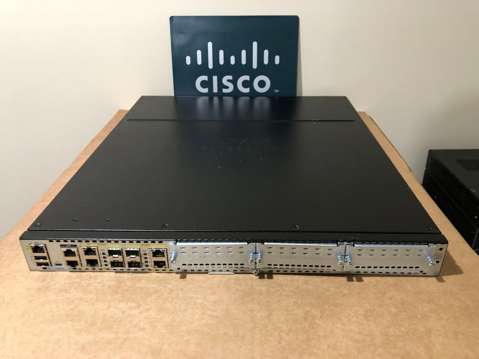 CISCO ISR4431/K9 4-Port GIGABIT INTEGRATED SERVICES ROUTER ISR4431 with ...