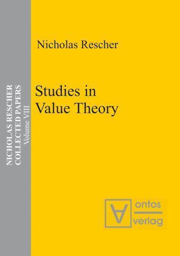 Studies in Value Theory by Nicholas Rescher (2006, Hardcover) for sale ...