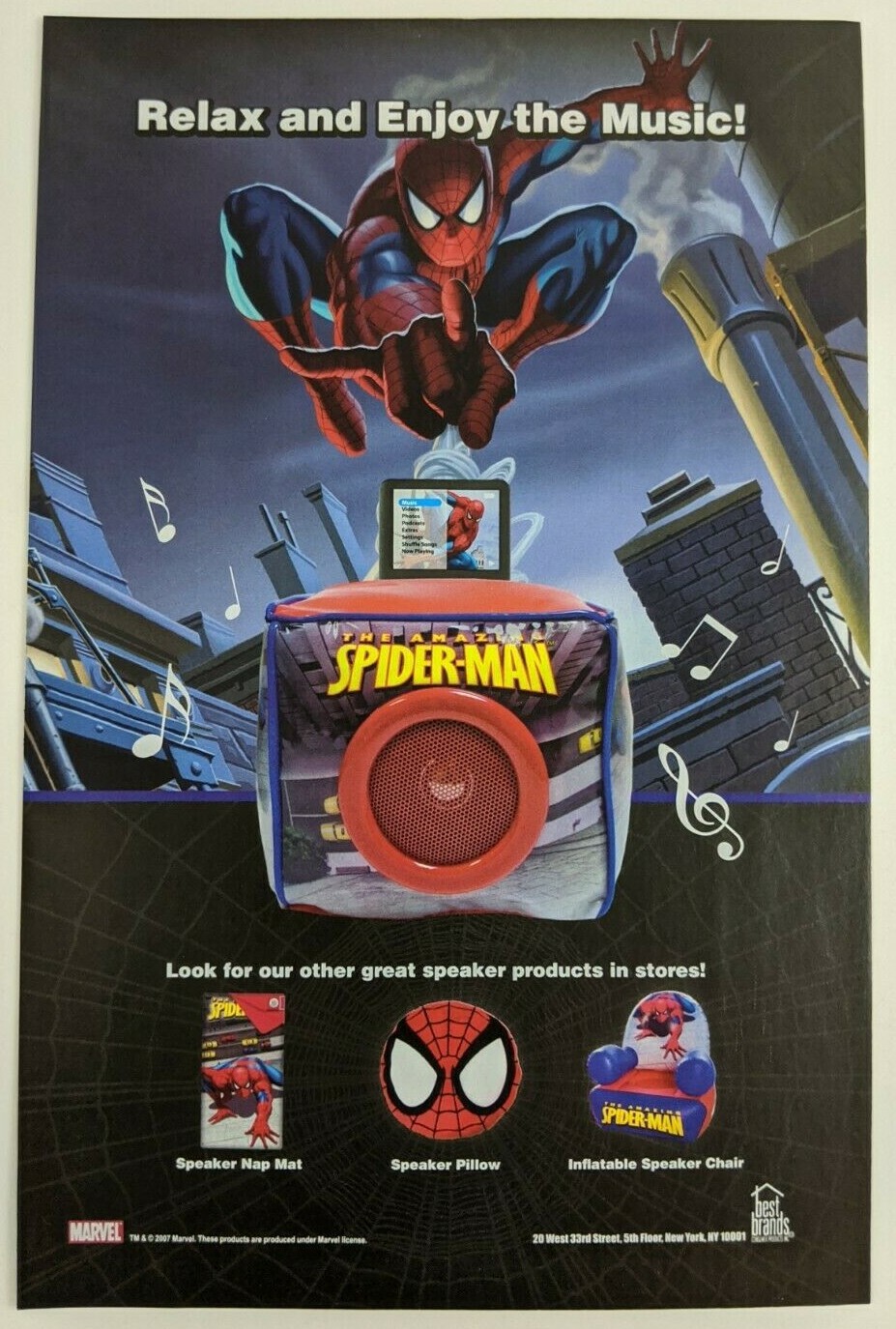 Amazing Spider-Man Speaker Print Ad Poster Art PROMO Official Marvel ...
