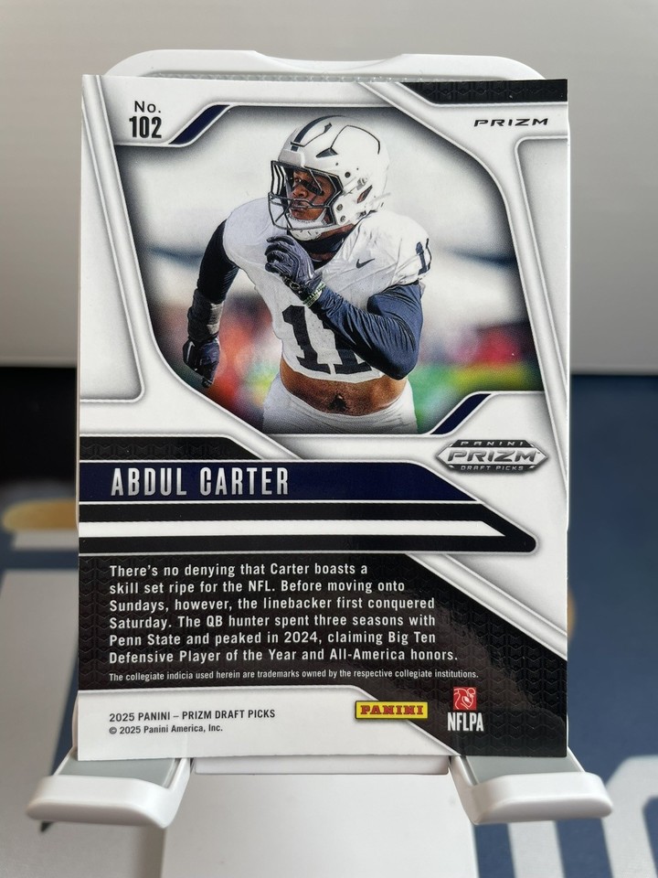 2025 Panini Prizm Draft Picks - Abdul Carter #102 Red Ice Prizm (RC) | eBay