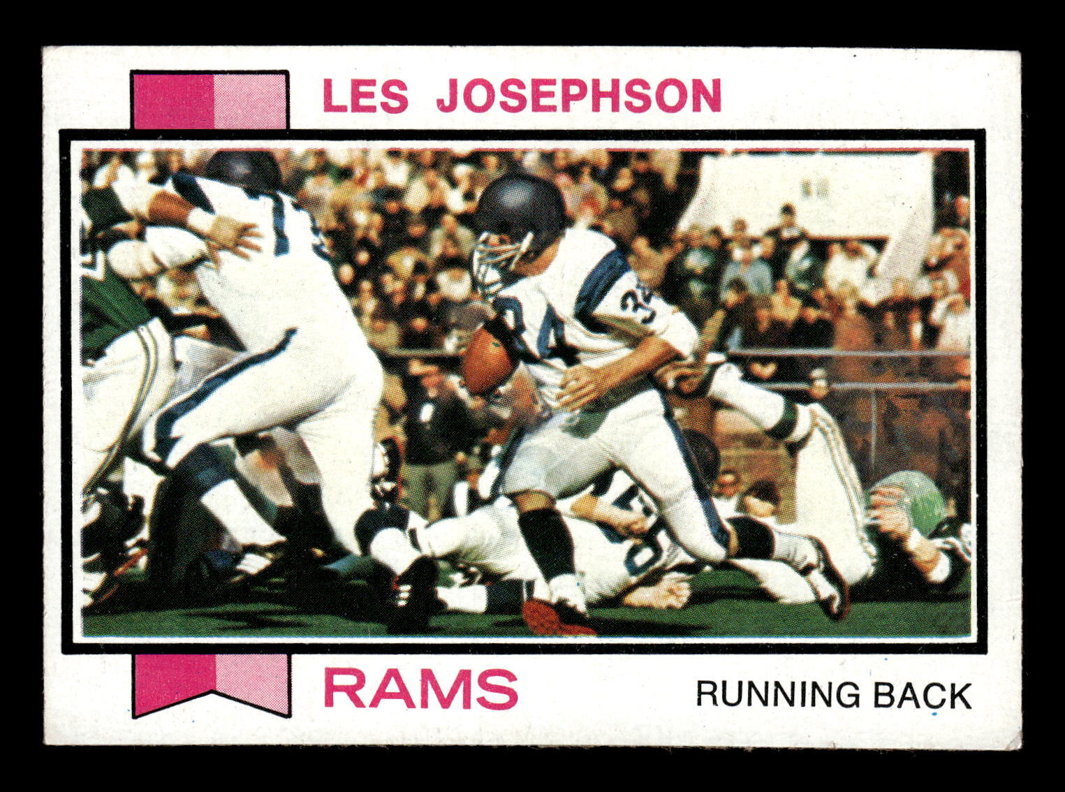 Les Josephson 1973 Topps #41 Los Angeles Rams Very Good | eBay