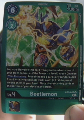 Beetlemon Alt | FOIL | BT7-046 U | Event Pack Promo | Digimon Trading ...