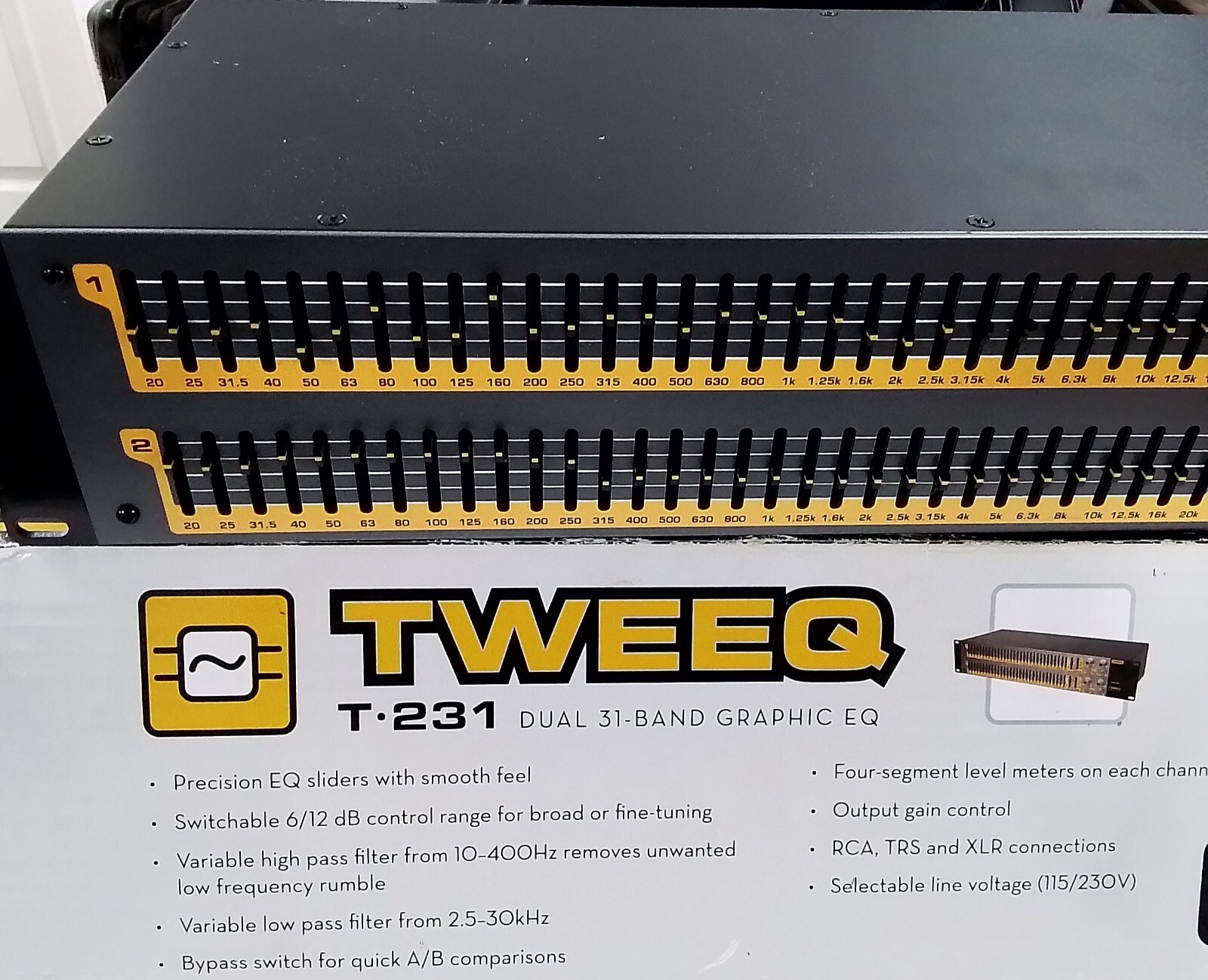 TAPCO TWEEQ T-231 Dual 31 Graphic EQ | eBay