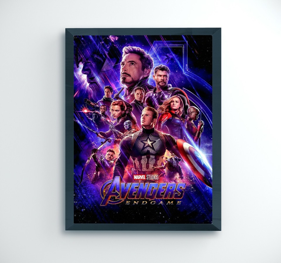 Marvel Avengers End Game Movie Poster Film Print A5 A4 A3 A2 A1 MAXI ...