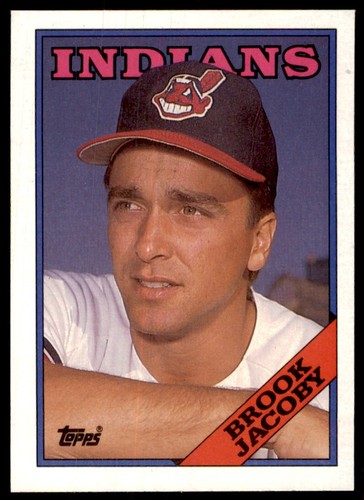 1988 TOPPS BROOK JACOBY CLEVELAND INDIANS #555 | eBay