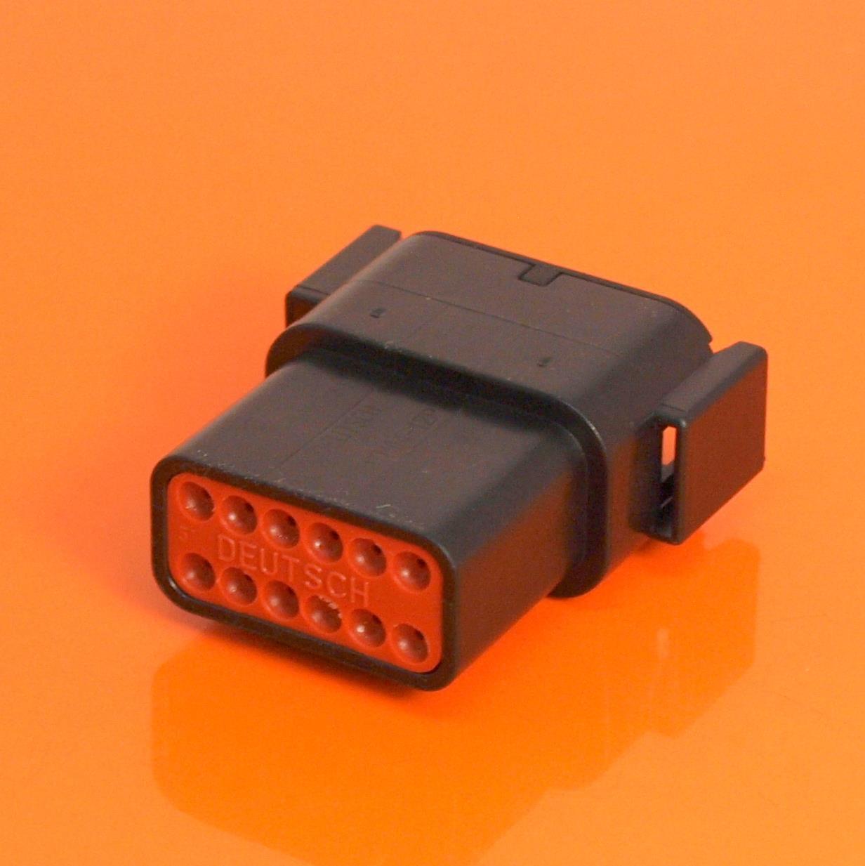 Deutsch DTM Series 12 Pin Way Connector Male & Female DTM06-12SB DTM04 ...