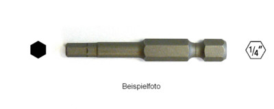 Bit Sechskant SW 2 / 2,5 / 3 / 4 / 4,5 / 5 / 6 x 50 , Sechskantbit, S2 ...