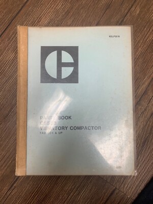 CAT CS553 VIBRATORY COMPACTOR COMPLETE PARTS BOOK | eBay