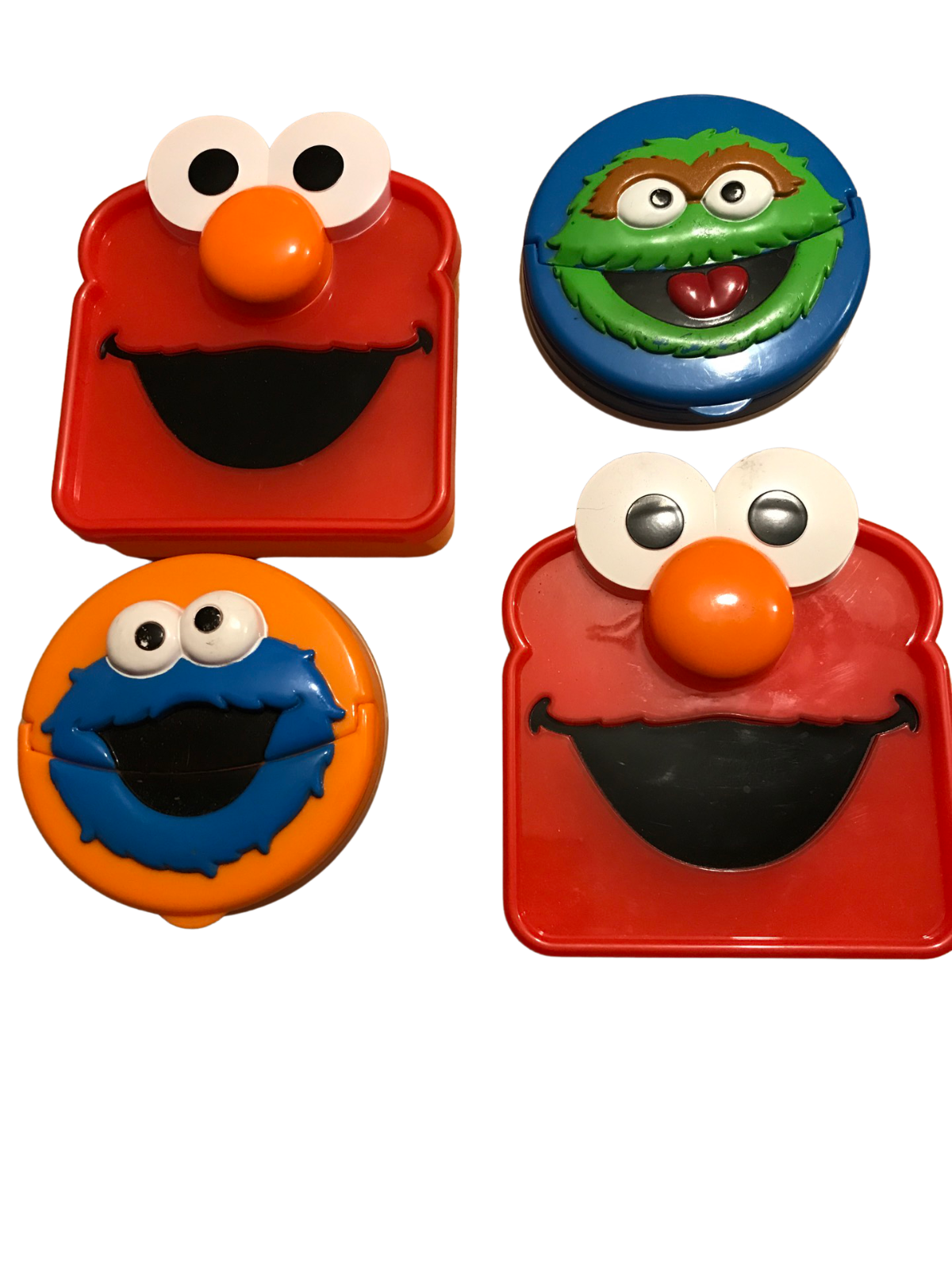 Four Sesame Street Elmo Oscar & Cookie Monster Sandwich Cereal ...