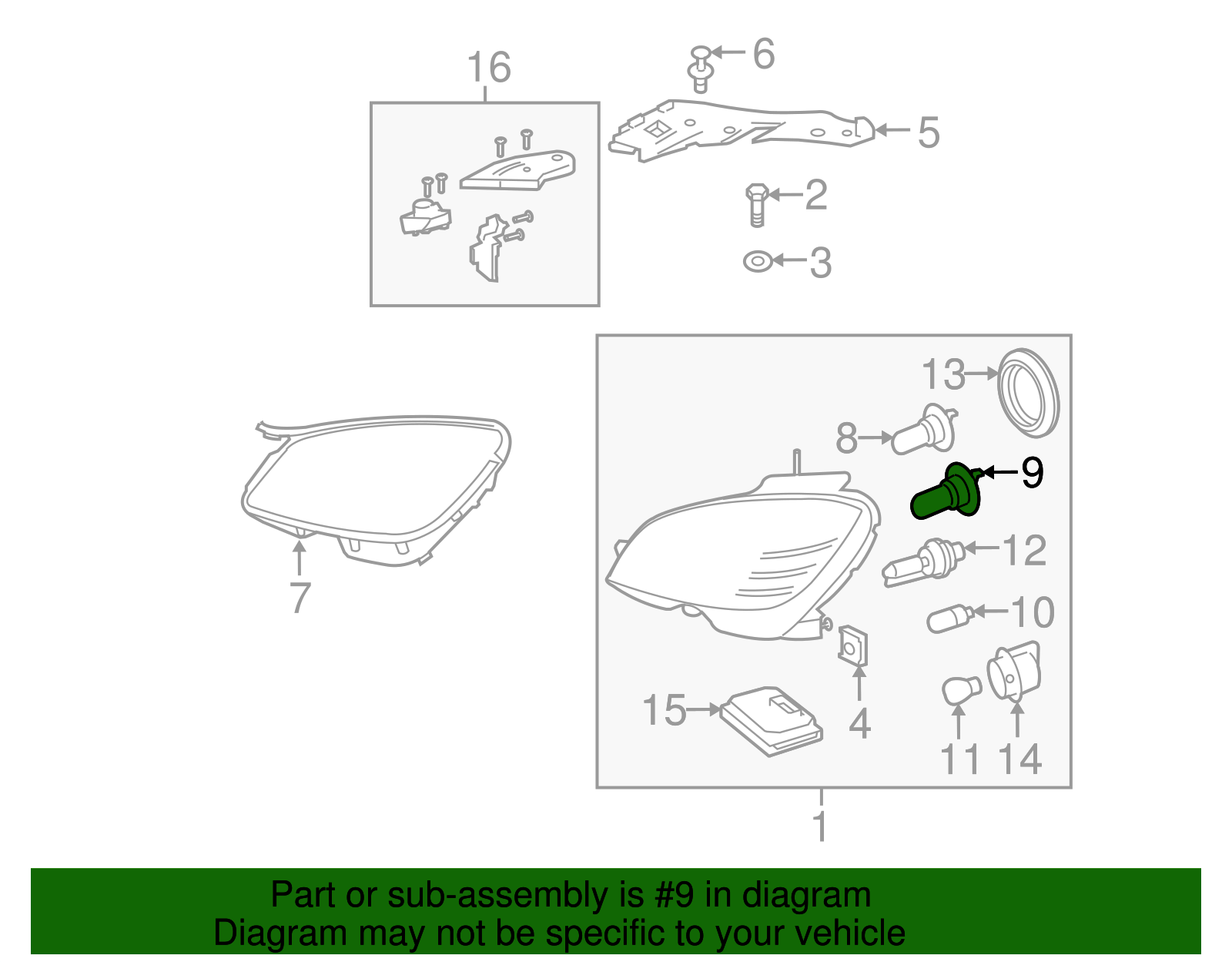 Genuine Mercedes-Benz Headlamp Bulb 400809-000007-64 | eBay
