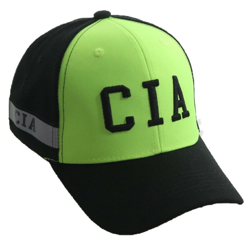 FBI CIA CSI POLICE SHERIFF SECURITY Enforcement Baseball Cap Mesh Neon ...