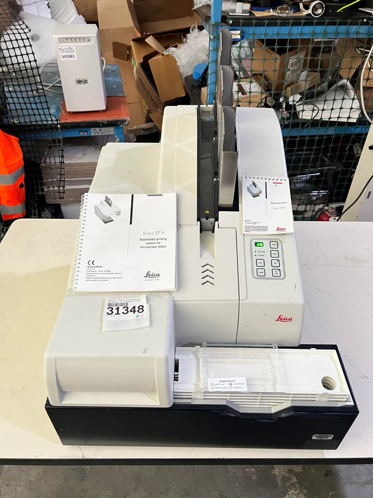 Leica IP S Inkjet Microscope Slide Cassette Printer 060133225 | eBay