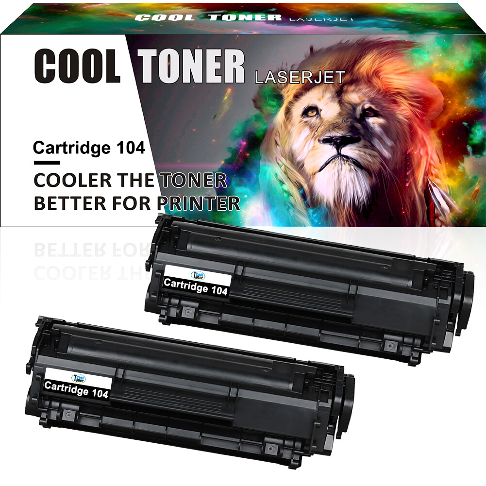 2PK Toner Cartridge For Canon 104 FX9 FX10 ImageClass MF4350D MF4150 ...