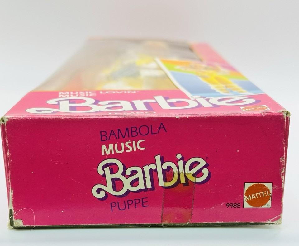 Vintage 1985 RARE EUR Music Lovin’ Barbie Doll Tempo WALKMAN SUPERSTAR ...