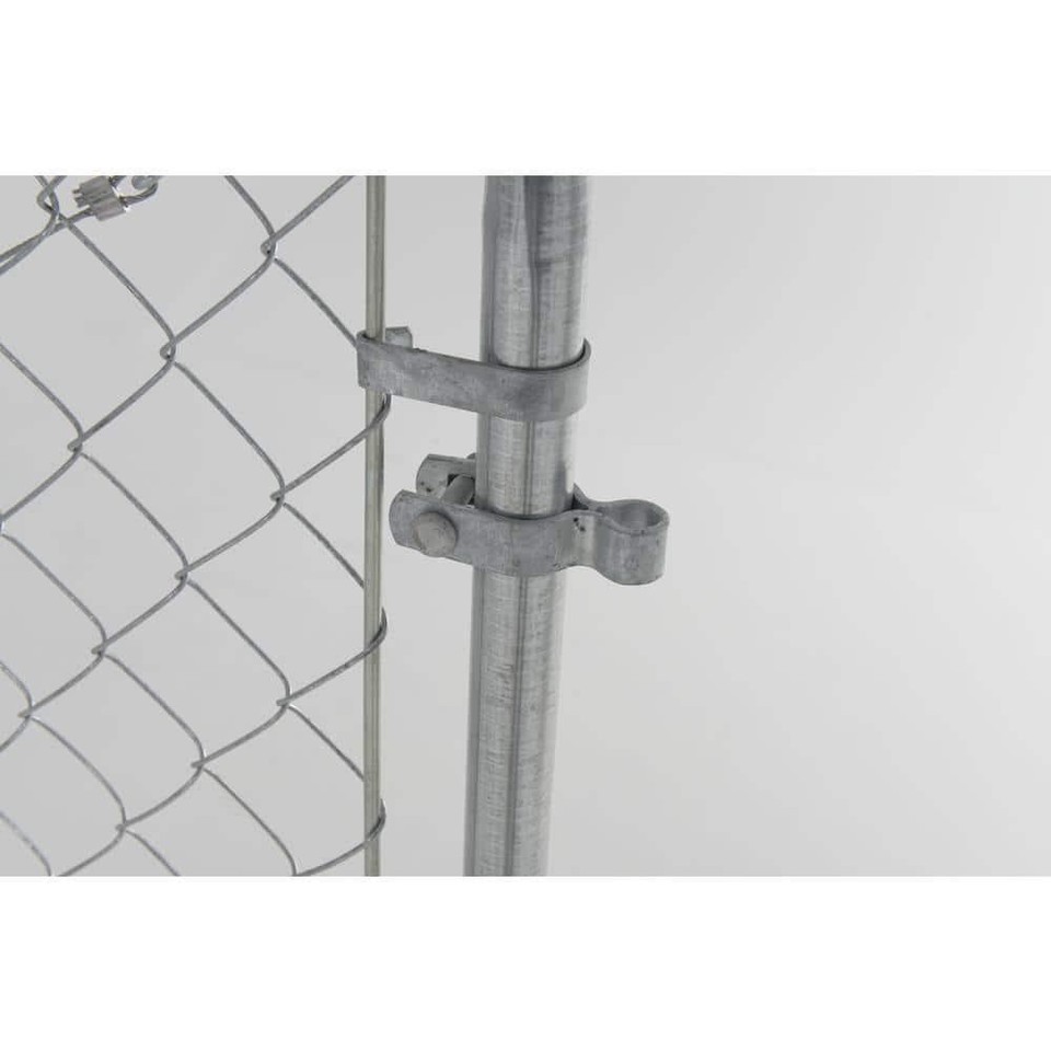 Fit-Right Chain Link Fence Gate Kit 6'H x 6'W Frame Adjustable ...