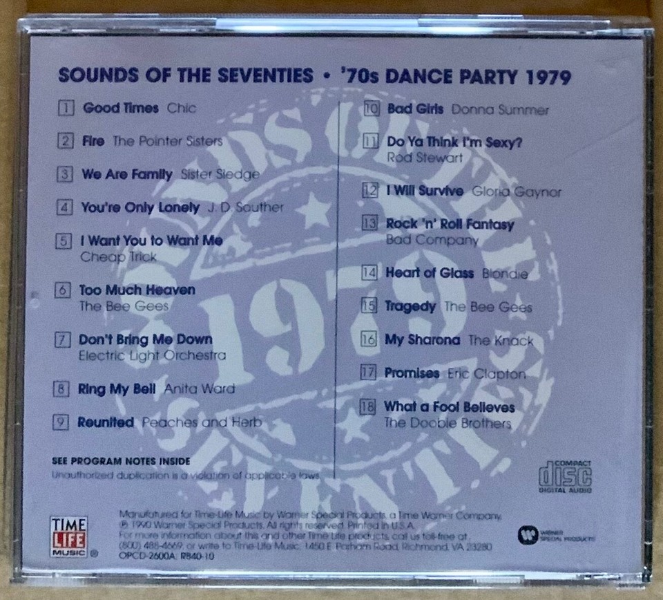 VA - Time Life 70s Dance Party 1979 cd ** Pre-Owned ** | eBay