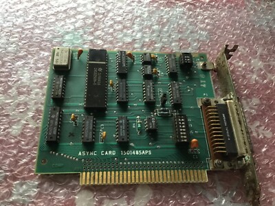 IBM XT ISA 8 BIT ASYNC CARD, 1501485XM vintage computer board | eBay