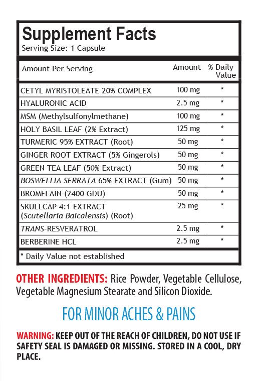 Anti-inflammatory Pills - PAIN RELIEF FORMULA 610MG - 2 Bottle 120 ...