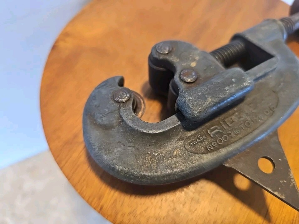Rigid 00 pipe tubing cutter 5/16" to 1-1/8" vintage plumbing copper ...