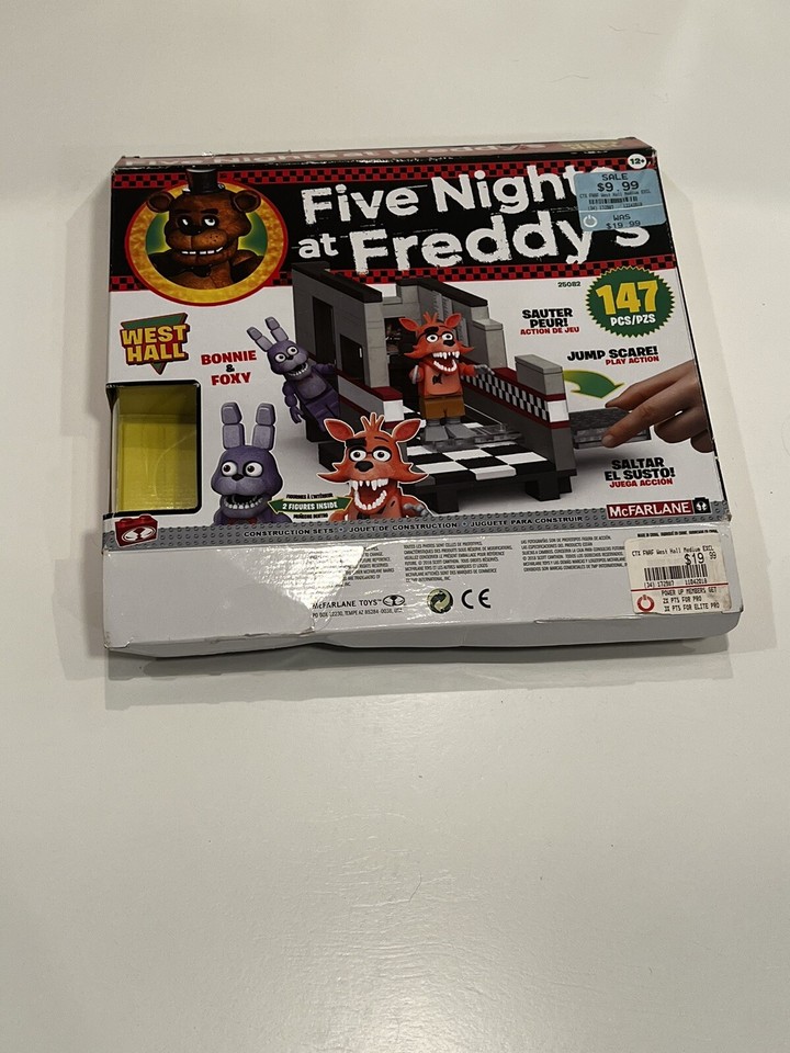 EMPTY BOX McFarlane FNAF Five Nights Freddys WEST HALL BONNIE FOXY ...