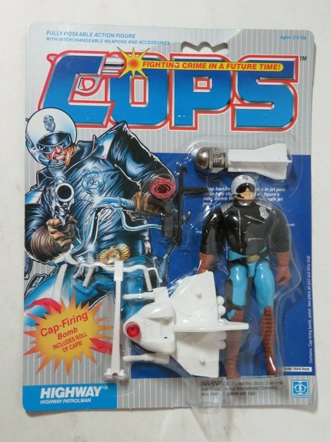 Cops N Crooks Highway Action Figure Hasbro 1988 Series 1 for sale ...