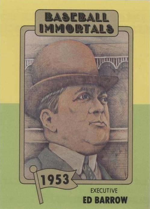 1980-84 SSPC Baseball Immortals 1st Printing - Ed Barrow #63 for sale ...