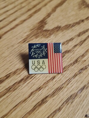 Olympic USA 2004 Athens Flag Pin Hat Tie Lapel Pin Souvenir kh | eBay