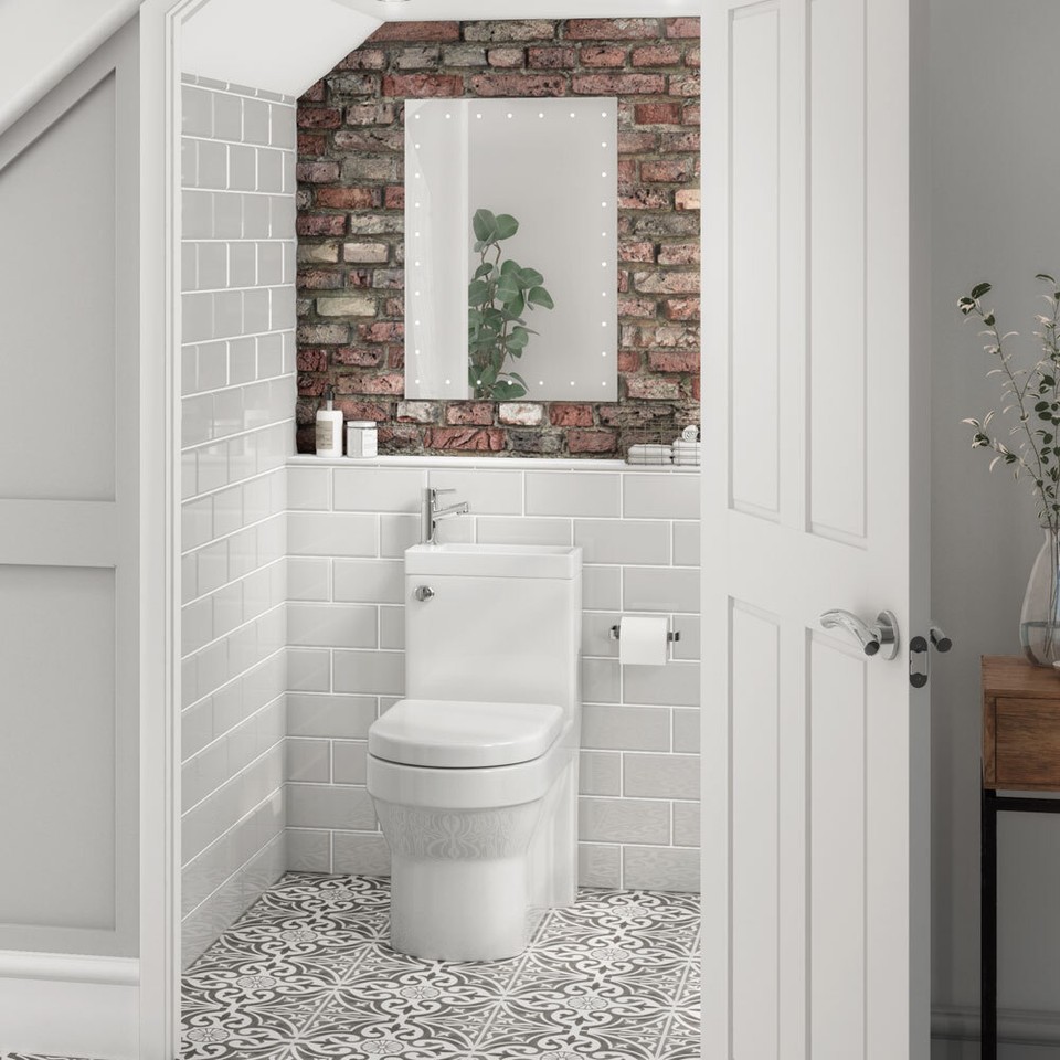 Toilet Basin Combo 2 in 1 Combined Toilet WC & Sink Space Saving ...