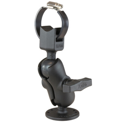 RAM Trolling Motor Stabilizer Mount with Short Arm Strap Base RAM-108 ...