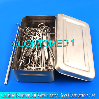 Canine Neuter Kit Veterinary Dog Castration Surgery Kit Professional DS ...