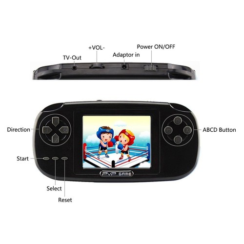 PVP Handheld Game Console , 2.8" LCD Game Player Classic,888888 IN 1 ...