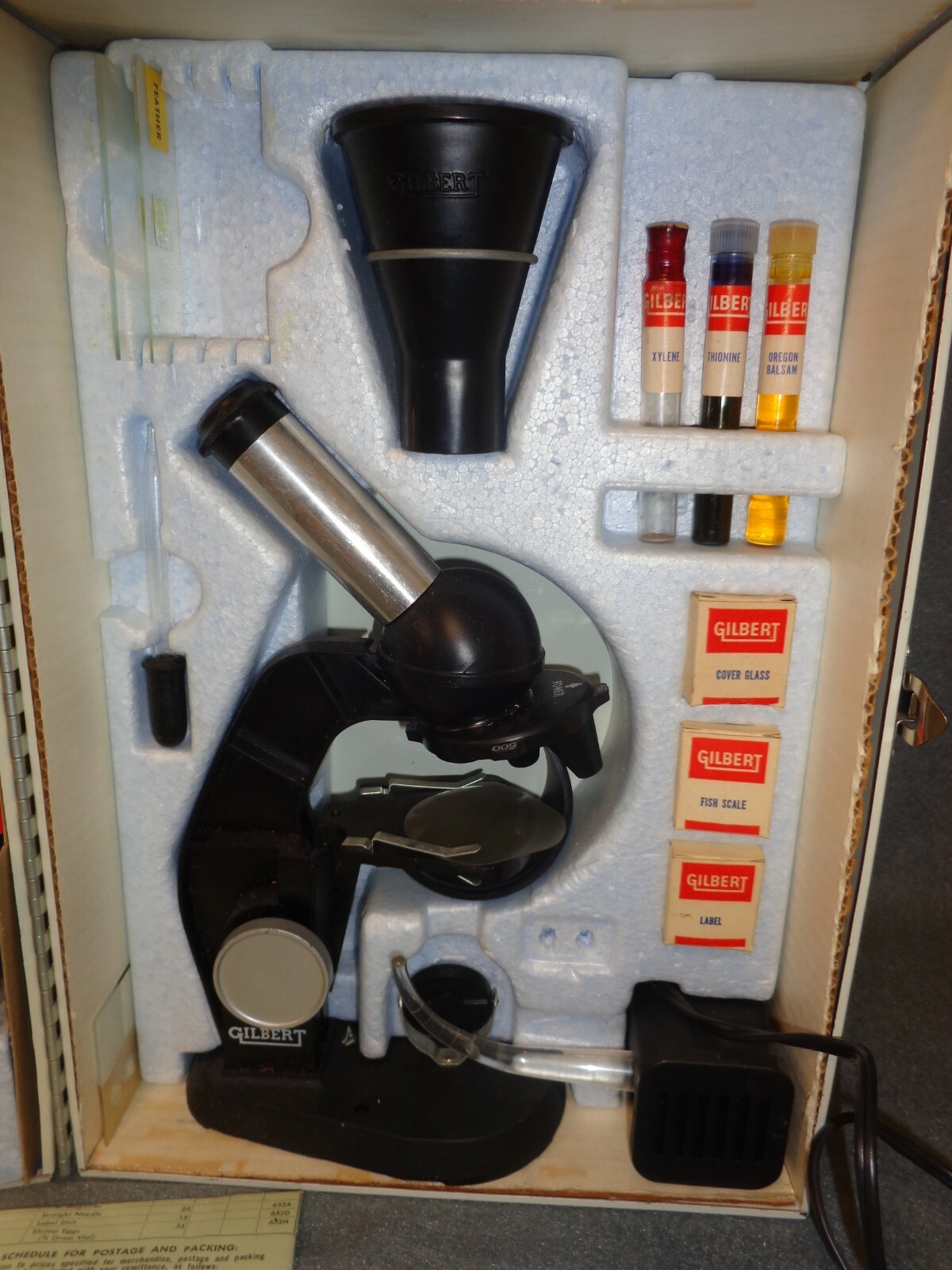 vintage Gilbert microscope and lab set no. 13094 Excellent condition | eBay