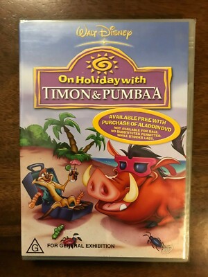 On Holidays With Timon & Pumbaa DVD Region 4 New & Sealed | eBay Australia