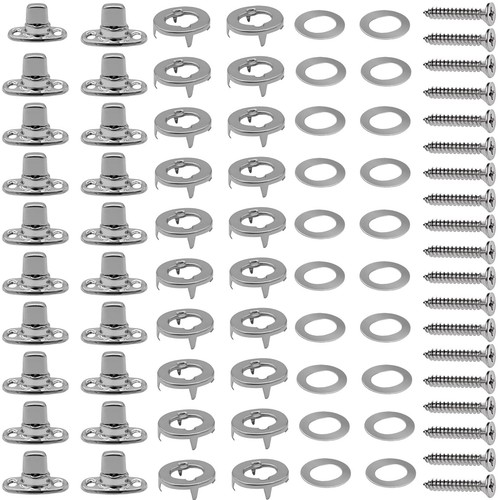 20 Sets Twist Lock Fasteners Twist Lock Common Sense Fastener Stainless ...