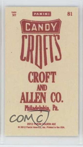 2012 Panini Golden Age Candy Croft's Mini Red Back Elizabeth Montgomery ...