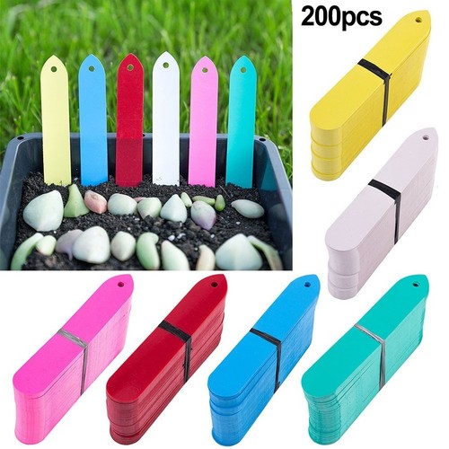 Plant Plant Label Plastic Tag UV Resistant Waterproof 10*2cm 200Pcs ...