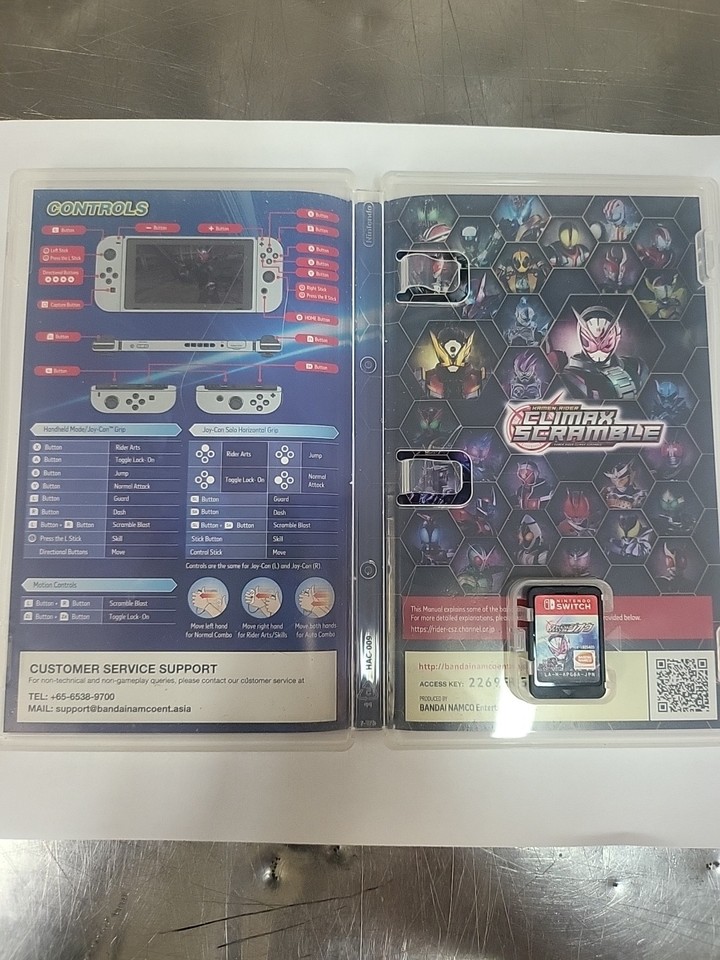 Kamen Rider Climax Scramble - Switch - English Cover With Case Nintendo ...