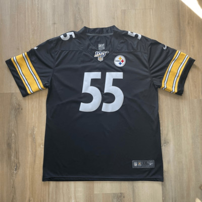 Nike On Field Pittsburgh Steelers Bush 55 Jersey Adult Men’s Size 2XL ...