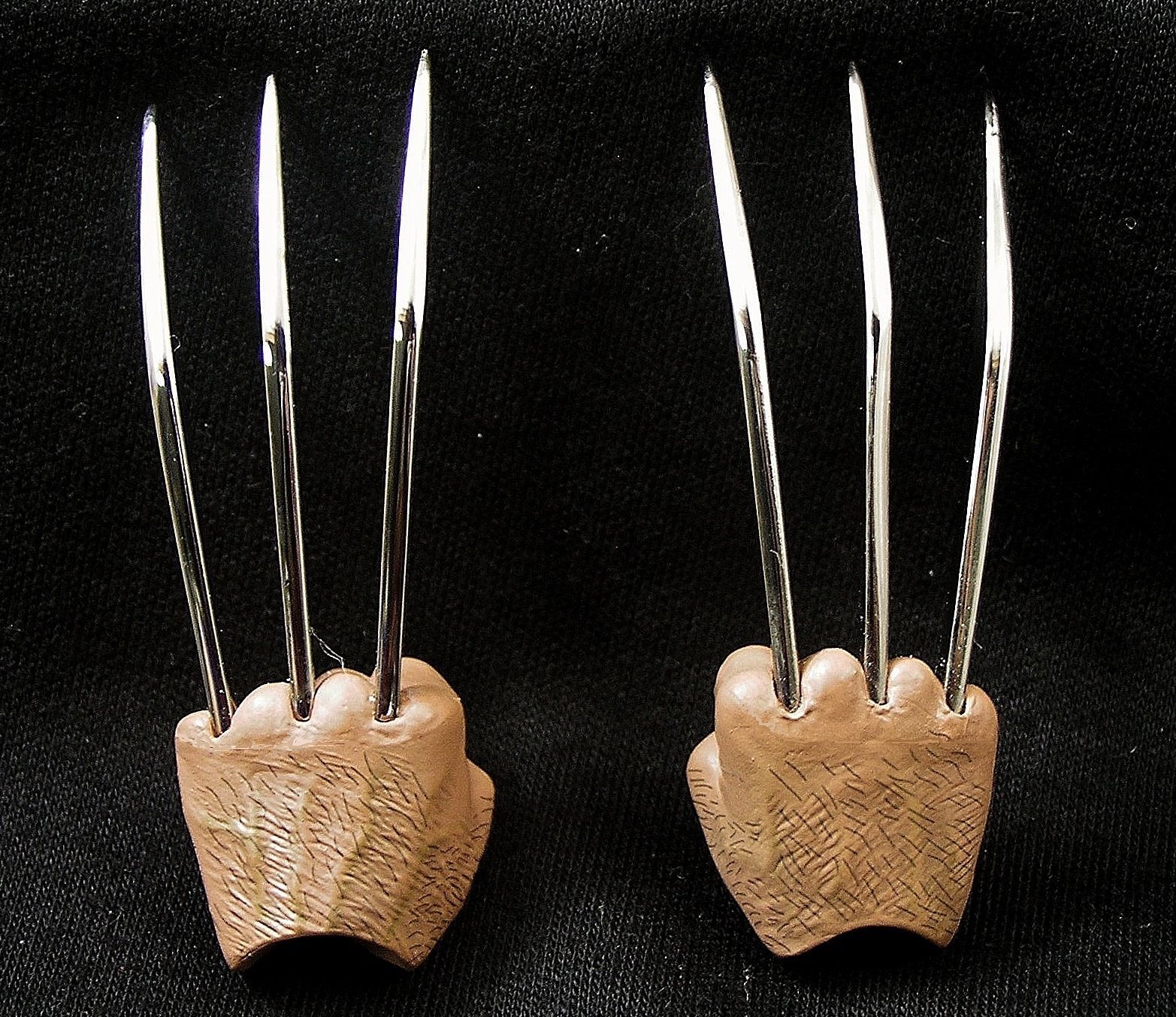 1/6 Wolverine Metal Claw Hands Realistic Hair Fist Steel Talons ☆SHIP ...