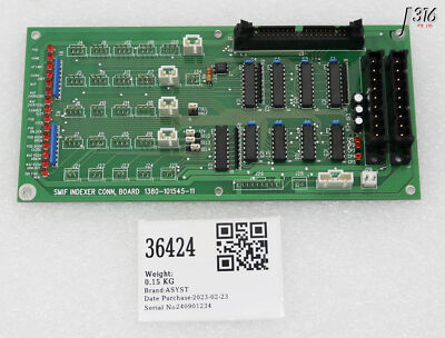 36424 ASYST PCB, SMIF INDEXER CONN BOARD (PARTS) 1380-101545-11 | eBay